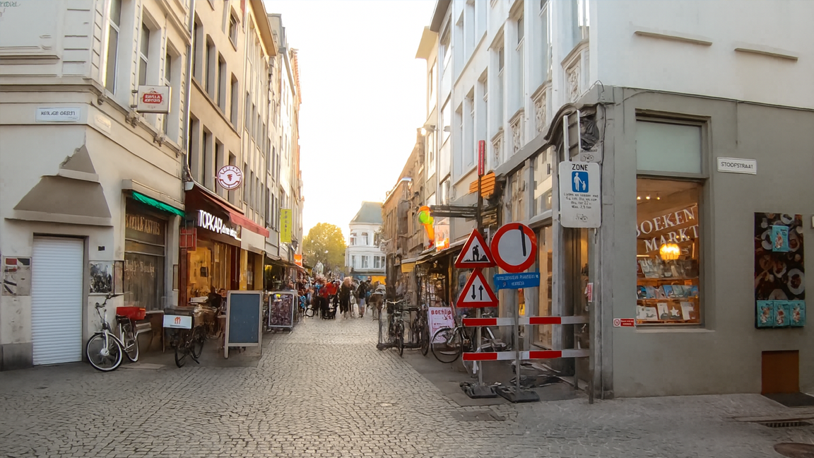 Visite en Street View du centre-ville d’Anvers, Belgique (4K)