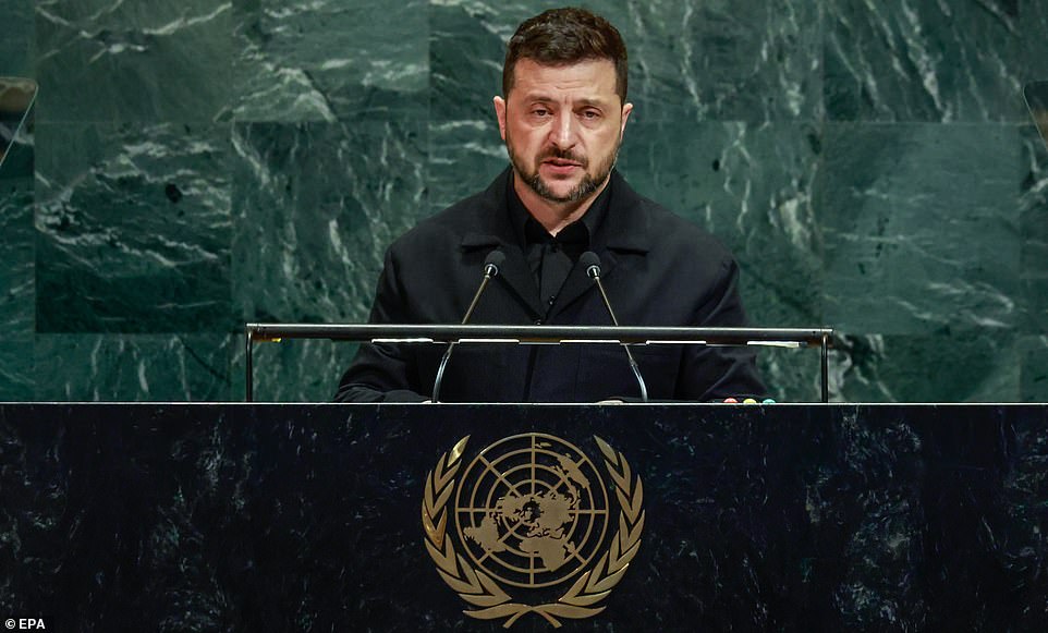 'God saved' Trump from assassin's bullet, Zelensky tells UN
