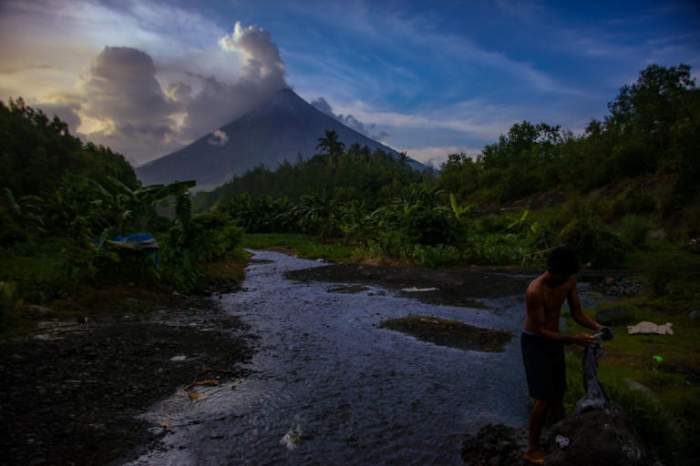 Phivolcs warns of possible lahar near Mayon Volcano due to Opong