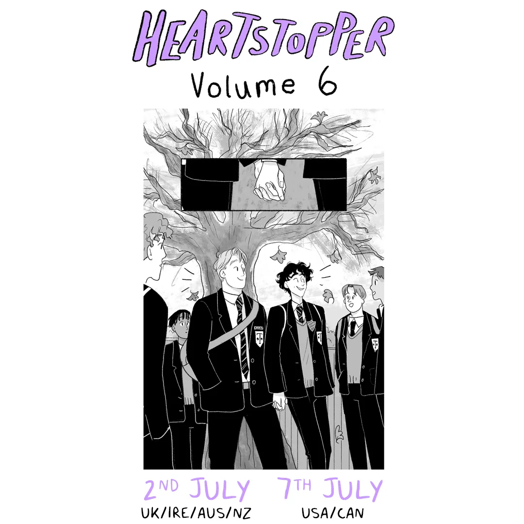 Alice Oseman confirms Heartstopper Volume 6 release date: ‘Almost time ...