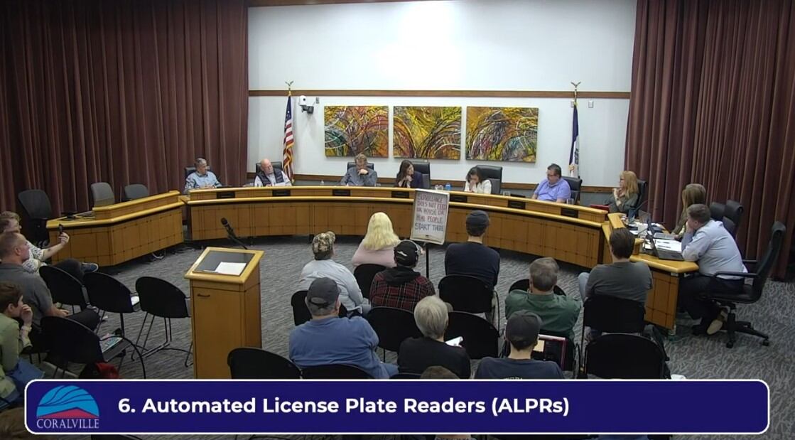 Coralville City Council approves policy for Flock cameras