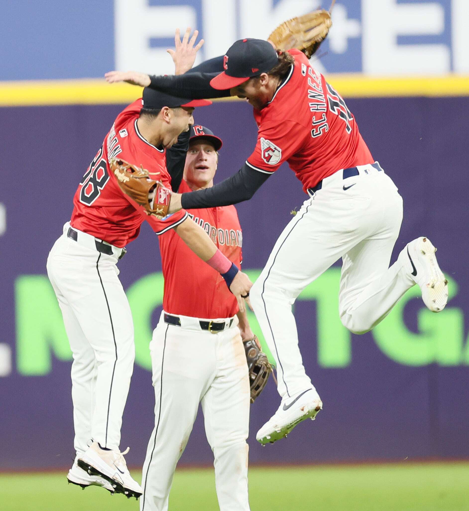 Guardians elbow their way to share of first place in the AL Central ...