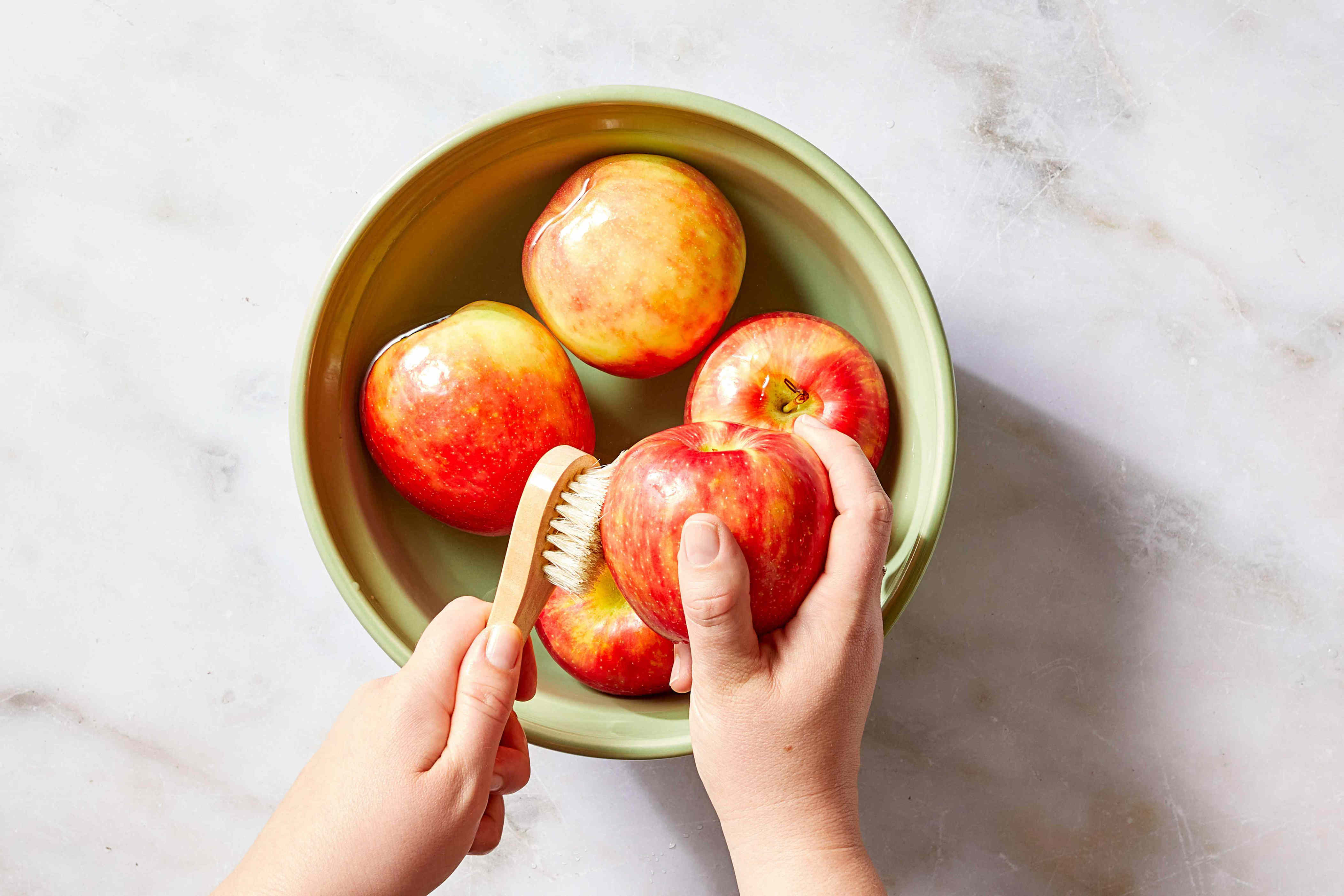 The best way to wash apples, according to our test kitchen