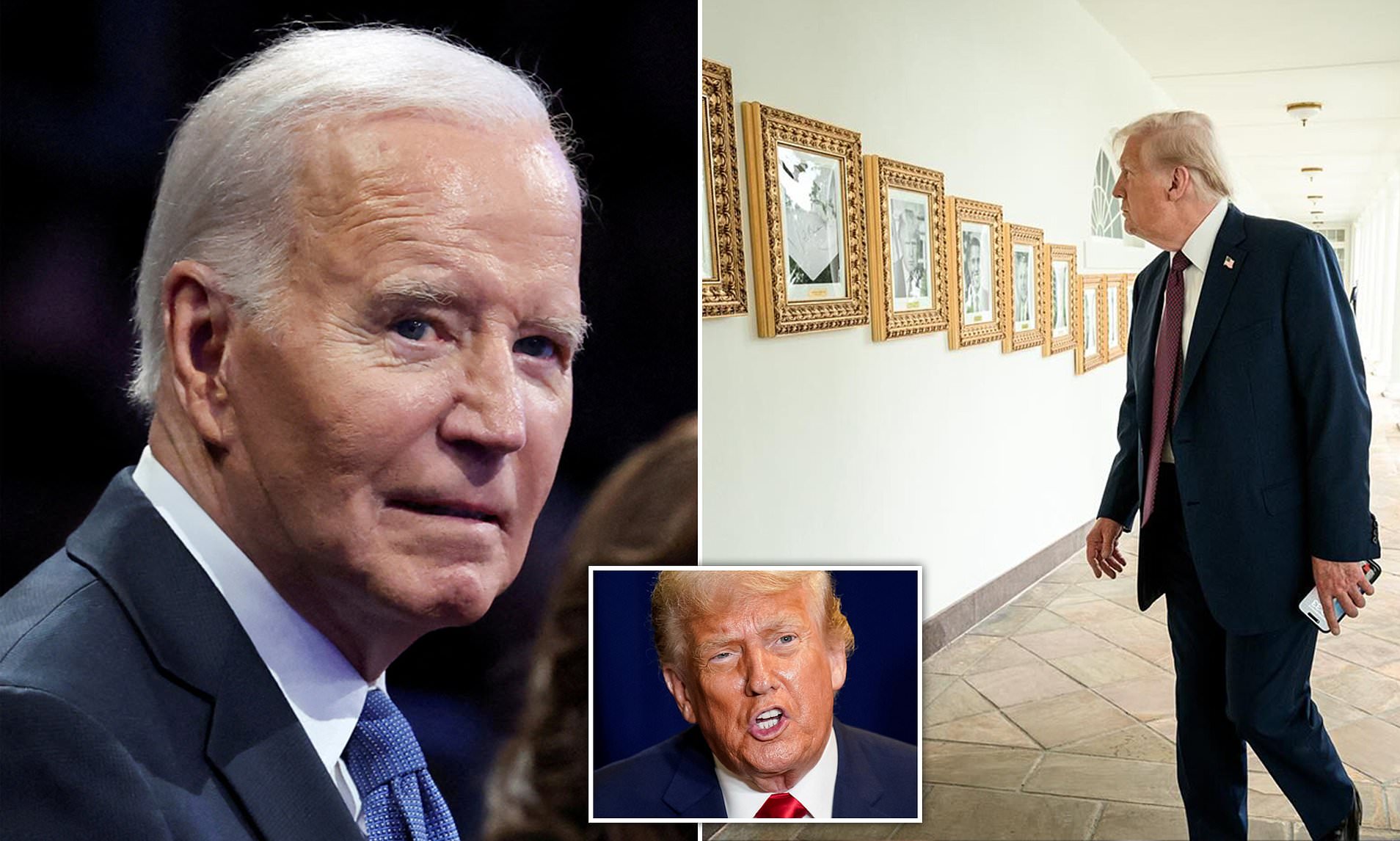 Trump hangs presidential portrait of Joe Biden's auto-pen in ultimate ...
