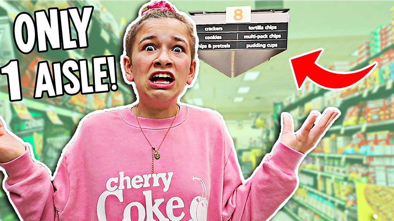 Only using items from one aisle to cook | JKREW