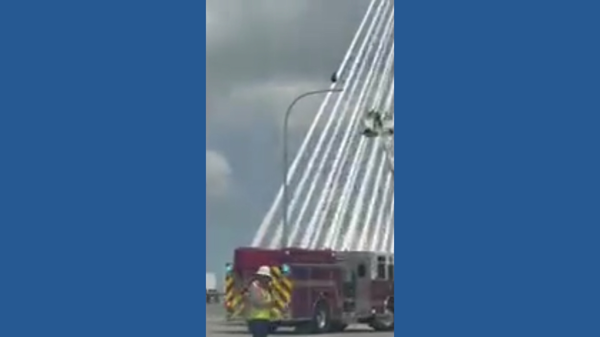 CCPD and CCFD crews work together to rescue Harbor Bridge climber