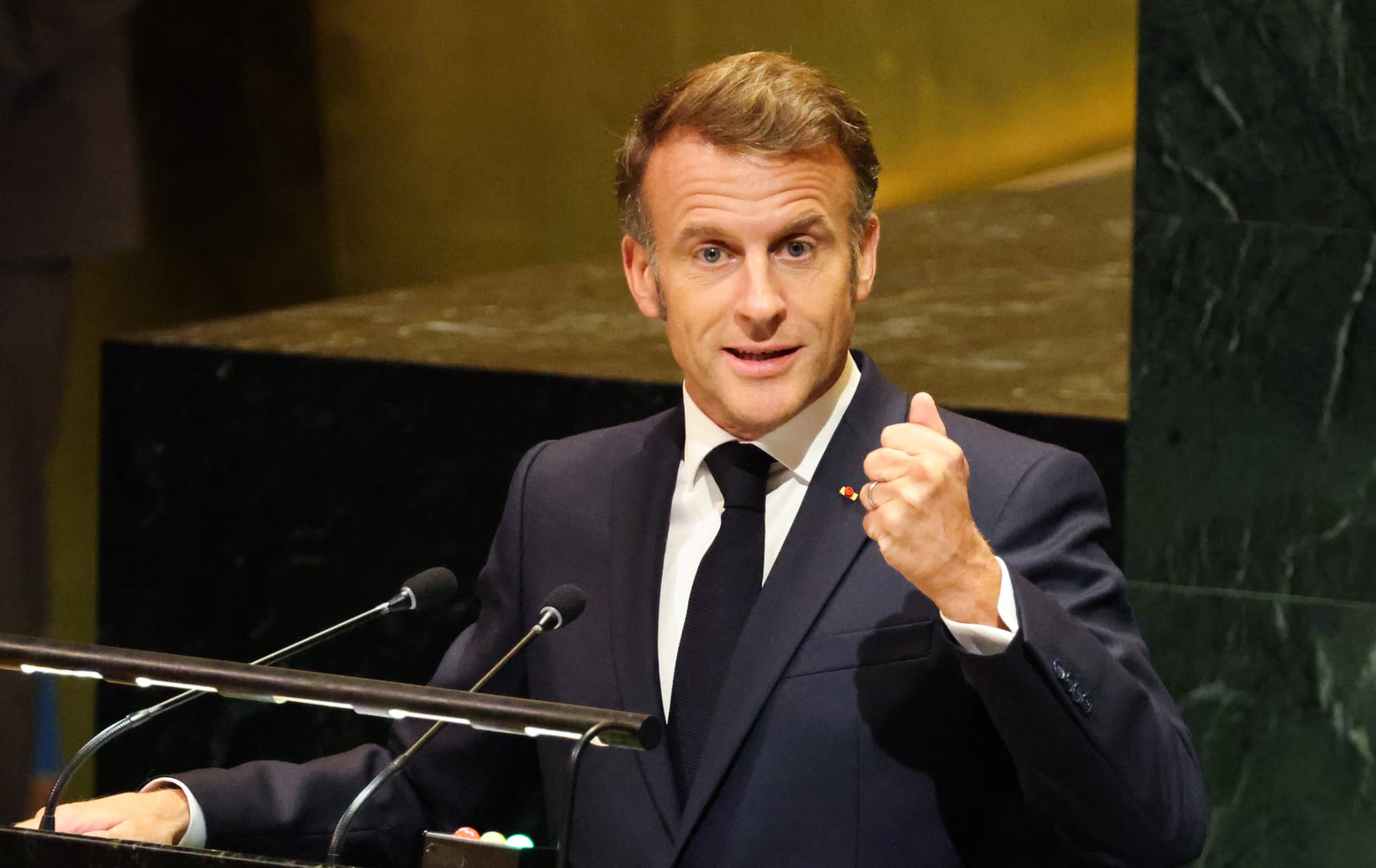 Emmanuel Macron salue le "message très clair" de Donald Trump sur l ...