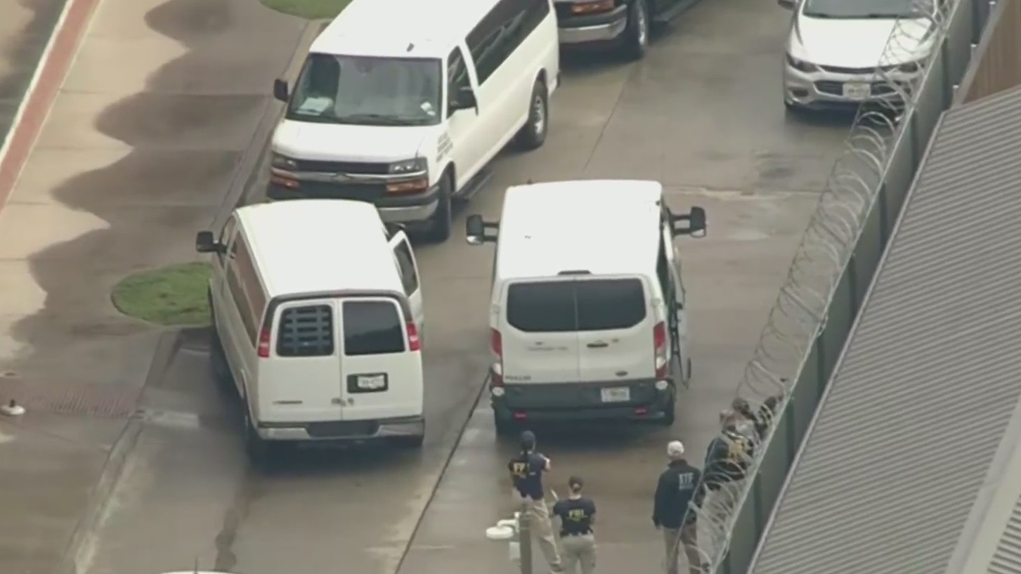 Witness captures video of moment gunfire erupts at Dallas ICE facility