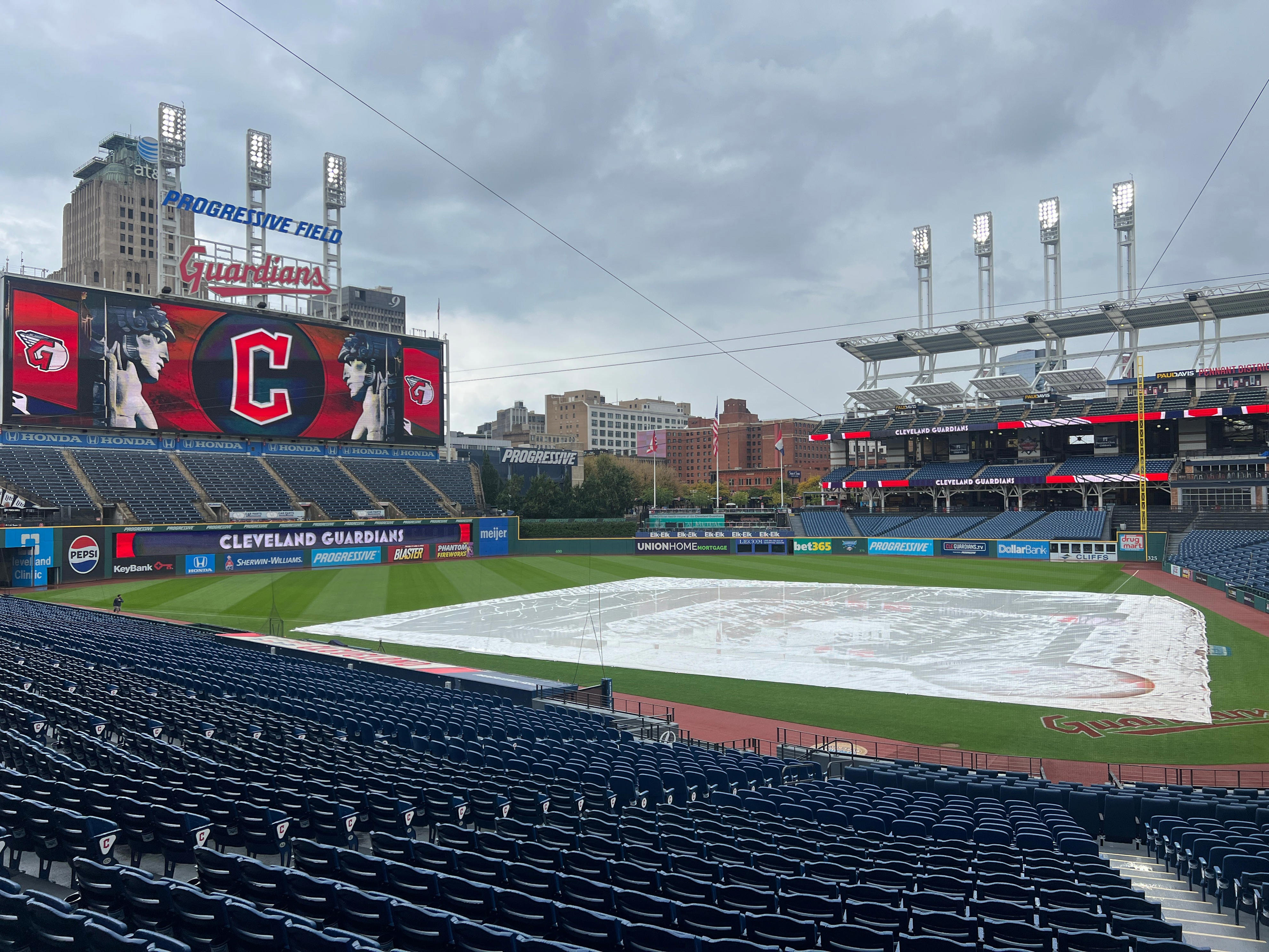 Detroit Tigers weather, rain delay vs Guardians in Cleveland. When will ...