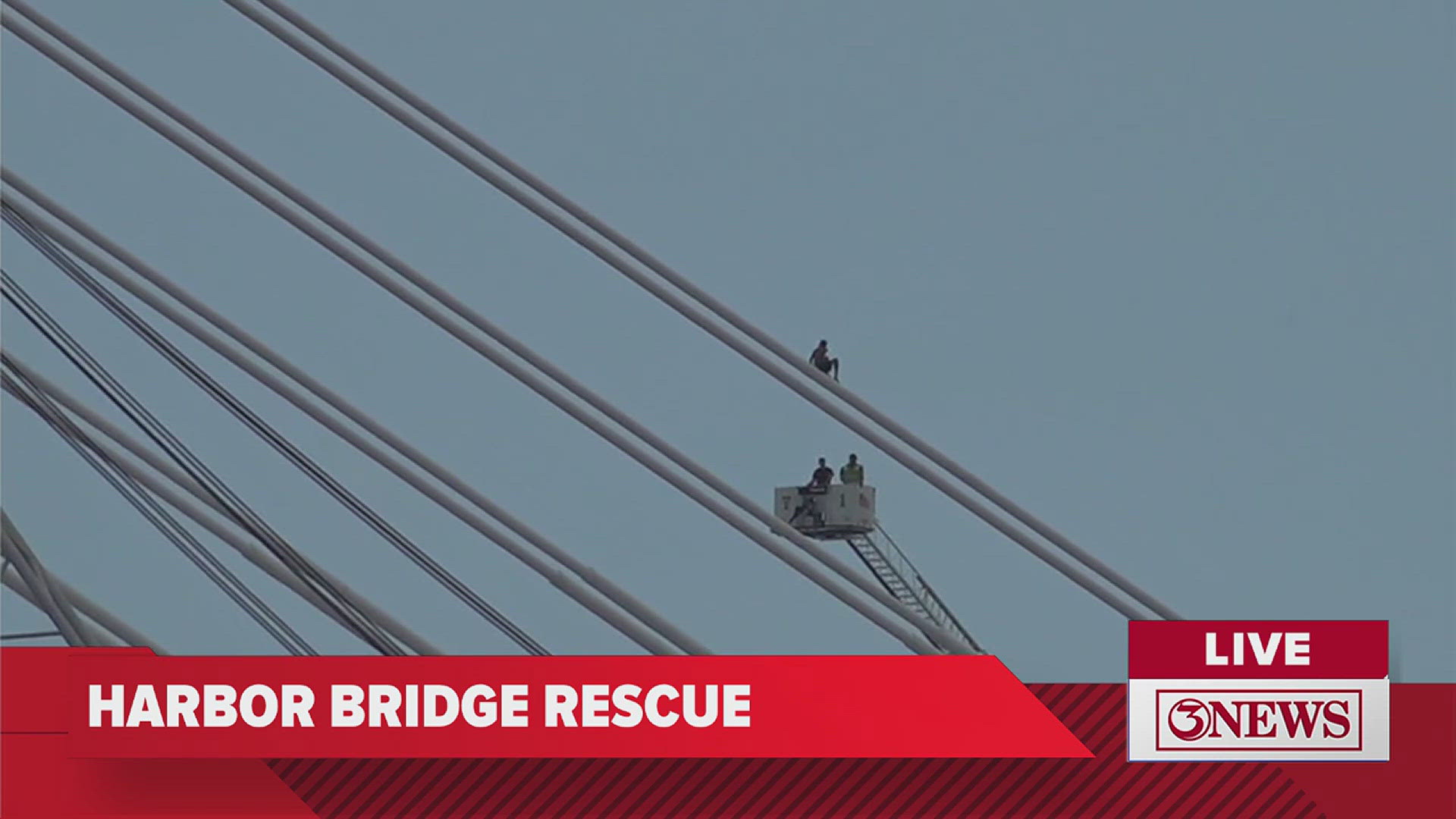 CCFD, CCPD team up to rescue man from New Harbor Bridge climb