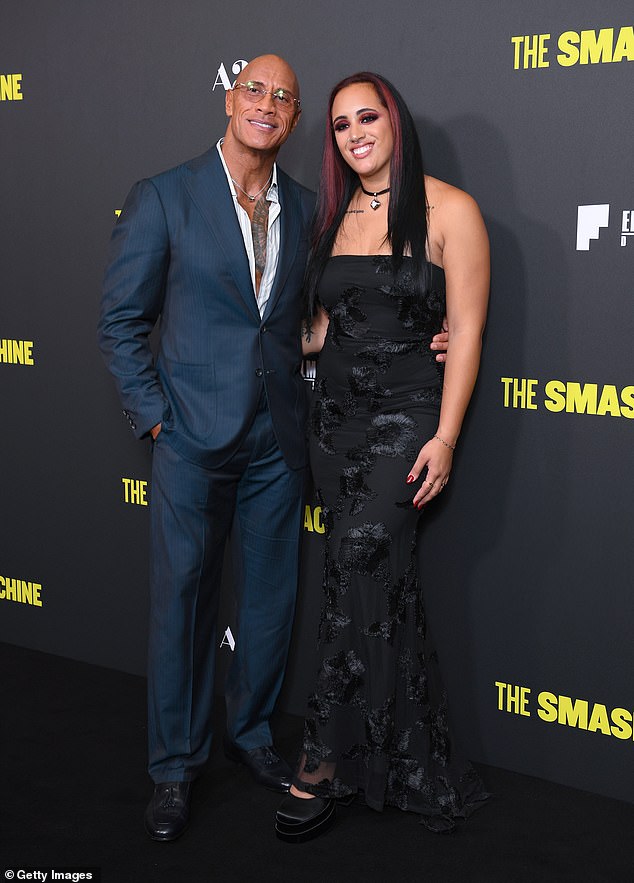 Dwayne Johnson makes a rare appearance with his daughter Ava Raine at ...