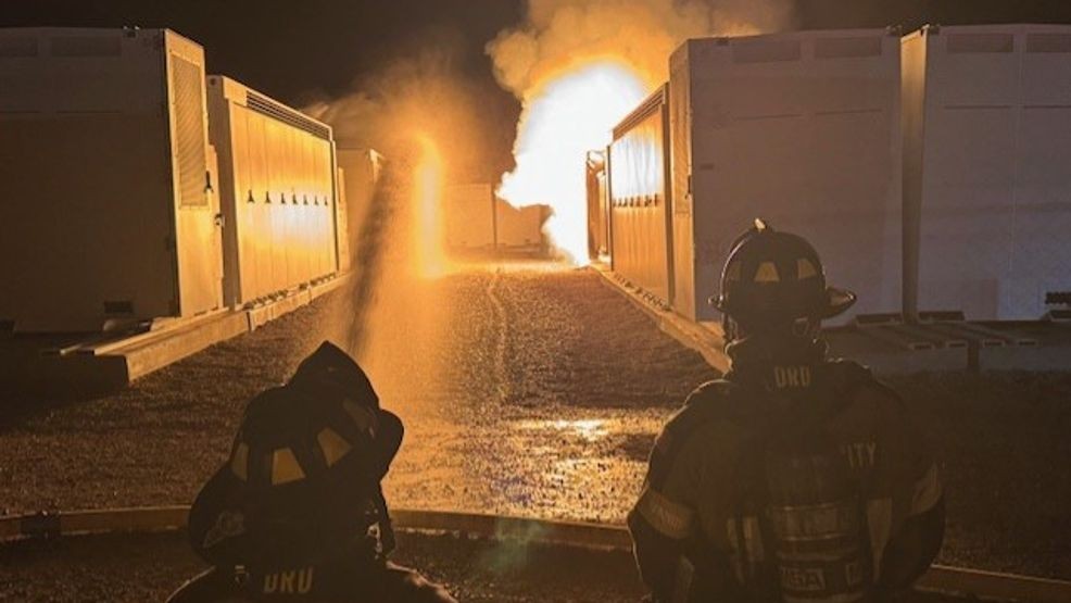 Lithium battery fires break out at solar plant in Boulder City