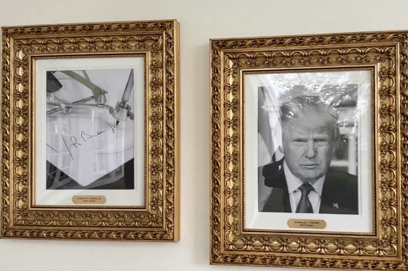 Trump trolls Biden with autopen portrait on Presidential 'Walk of Fame ...