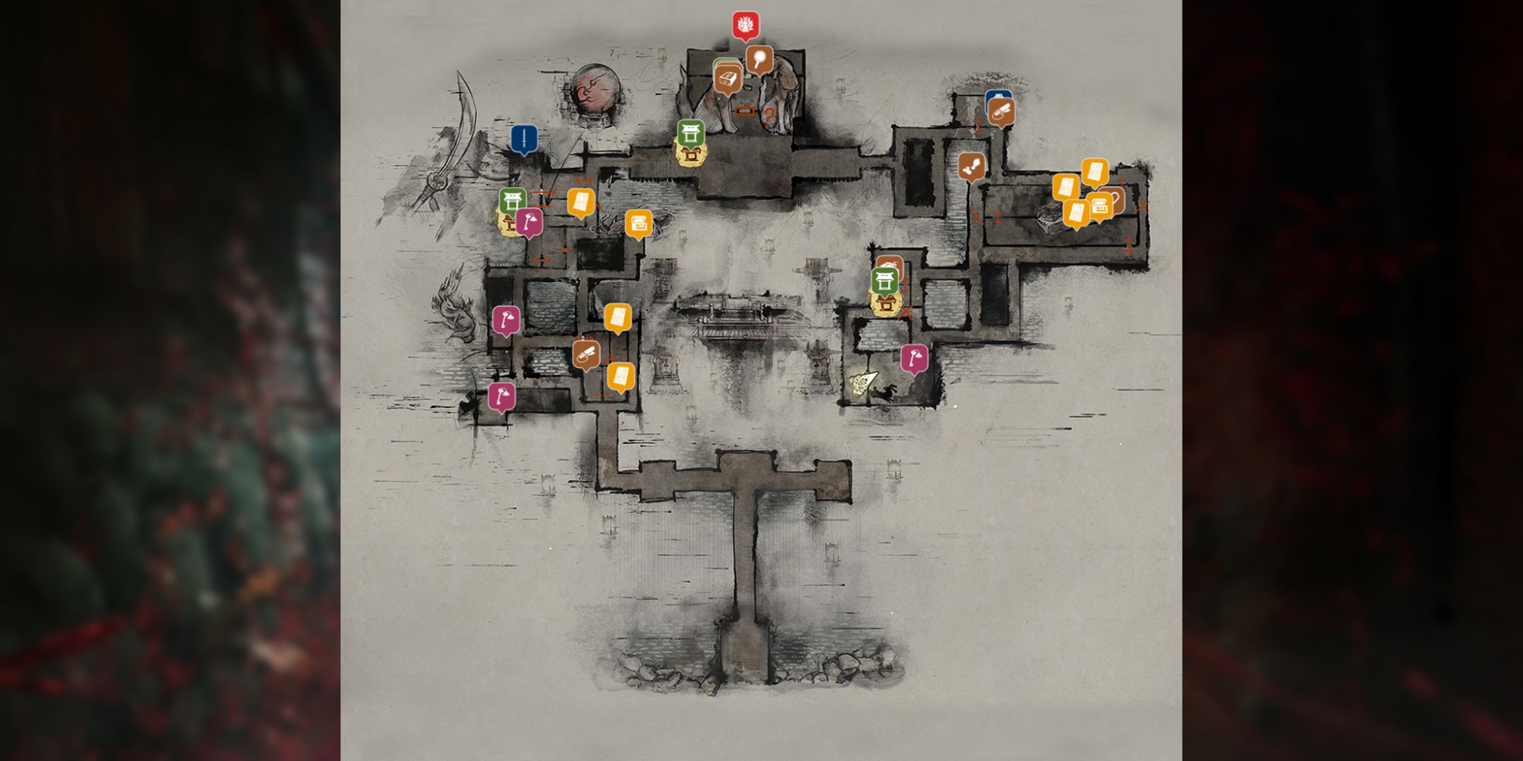 Silent Hill f - Interactive Map (Corridors)