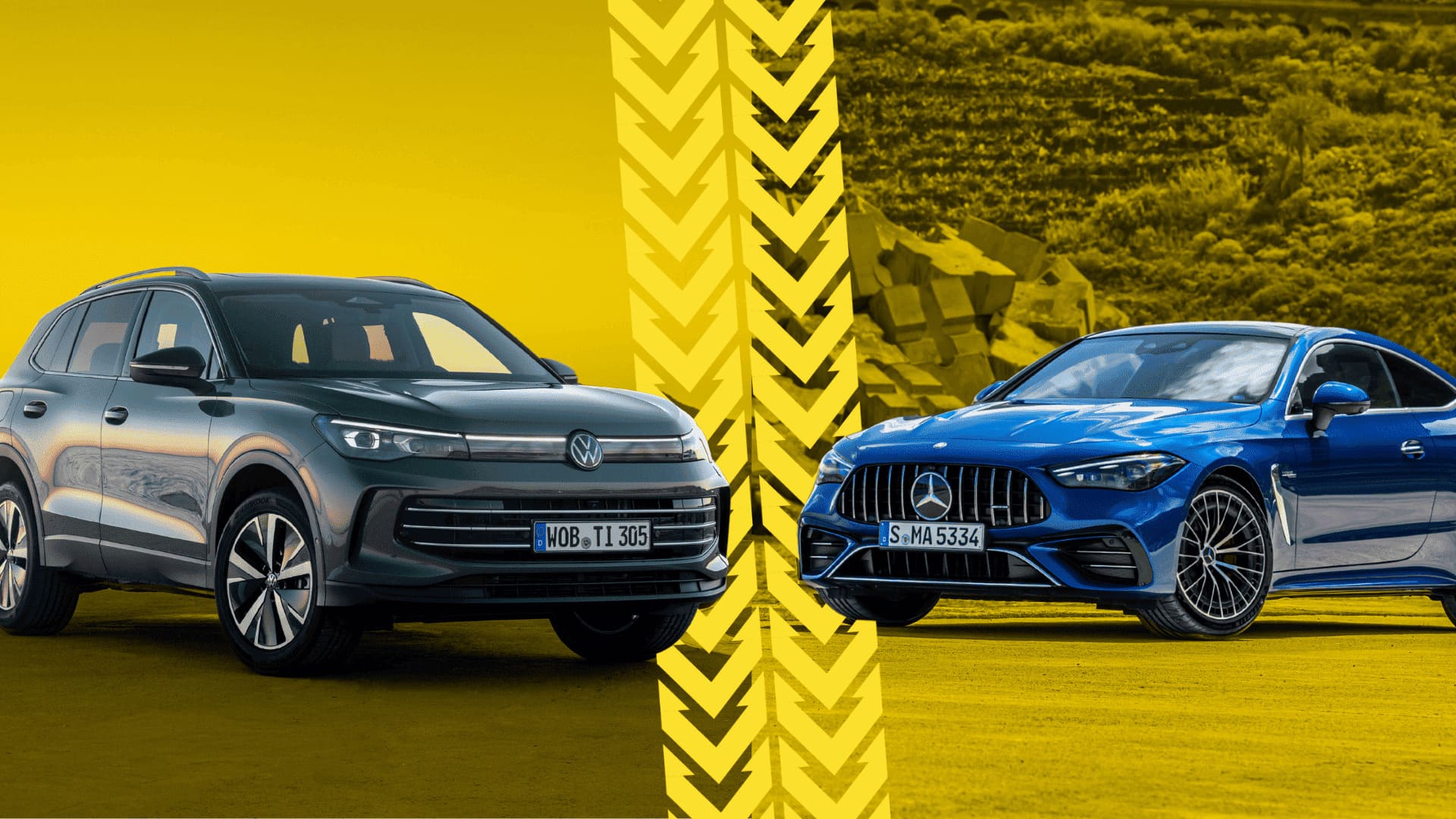 VW Tayron kontra Mercedes-AMG CLE 53, rodzinny SUV spotyka sportowy luksus