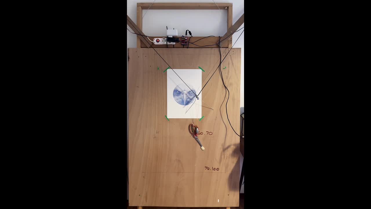 DIY plotter ‘Scribi’ draws eagle in viral Instagram clip—12.3k views ...