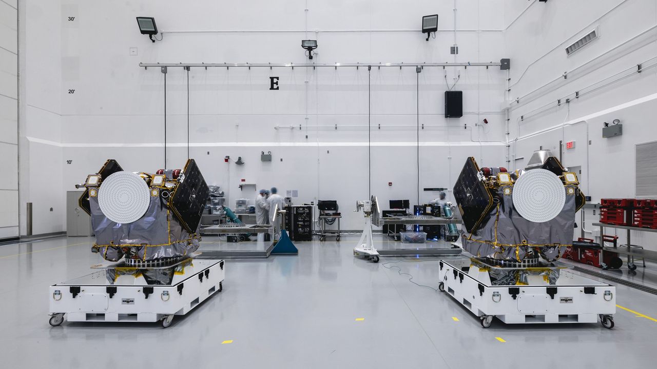 Twin Mars spacecraft arrive in Florida for launch on Blue Origin's ...