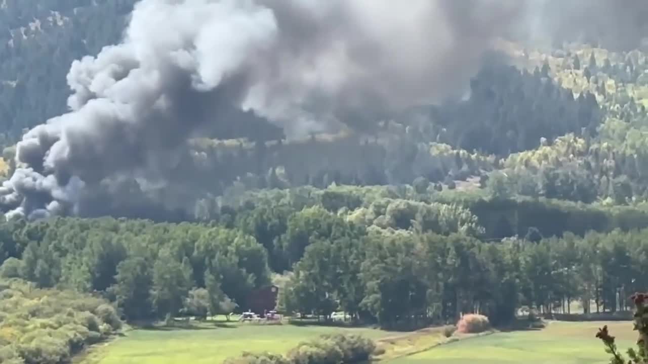 Footage of Fire: Body discovered in collapsed storage building in ...