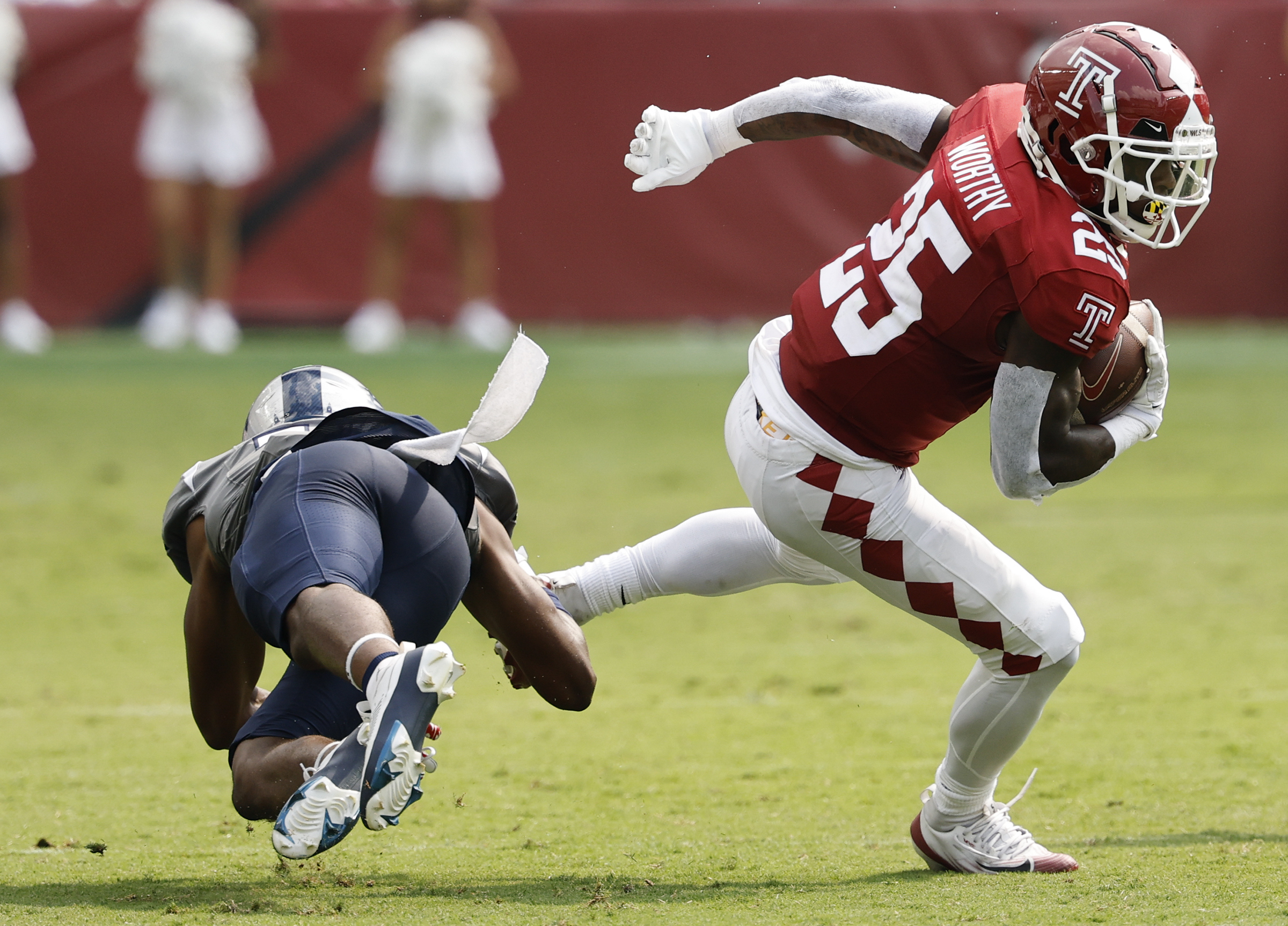 Temple running back Terrez Worthy leaves the program for unspecified ...