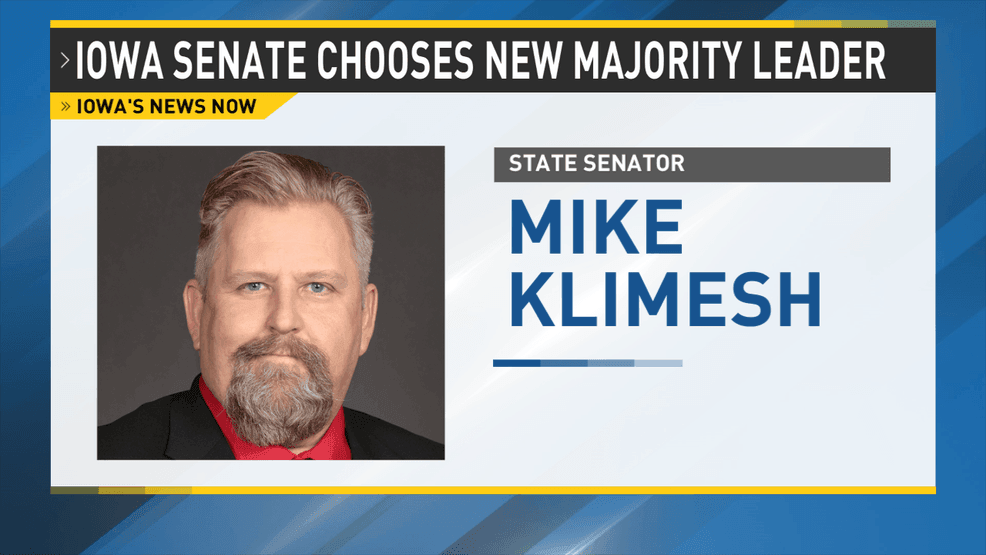 Iowa Senate Republicans choose new Majority Leader