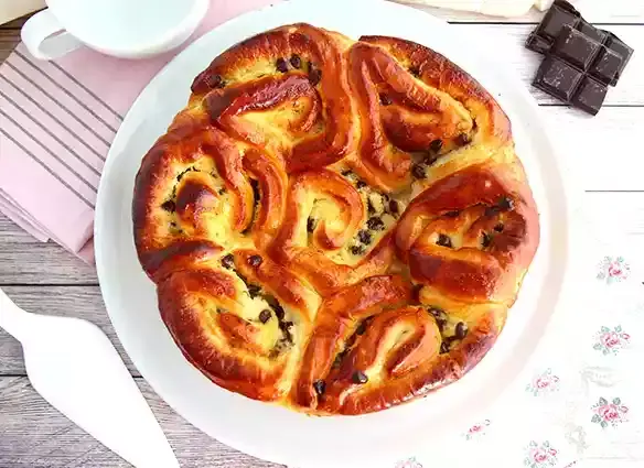 Brioche chinês ou flor de brioche