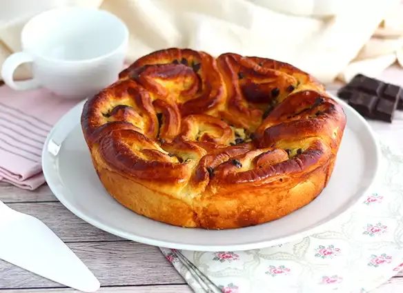 Brioche chinês ou flor de brioche