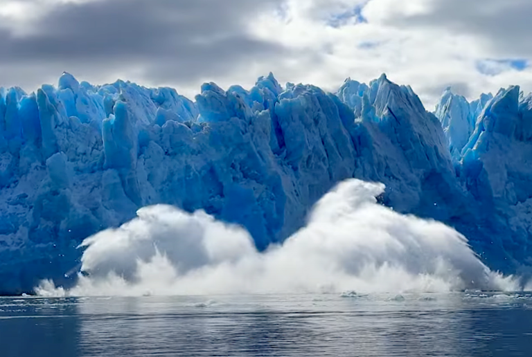 Giant Glacier Explodes and Collapses in Chile (Video)