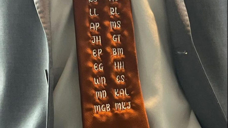 The story behind Longhorns football safety Michael Taaffe’s tie ...