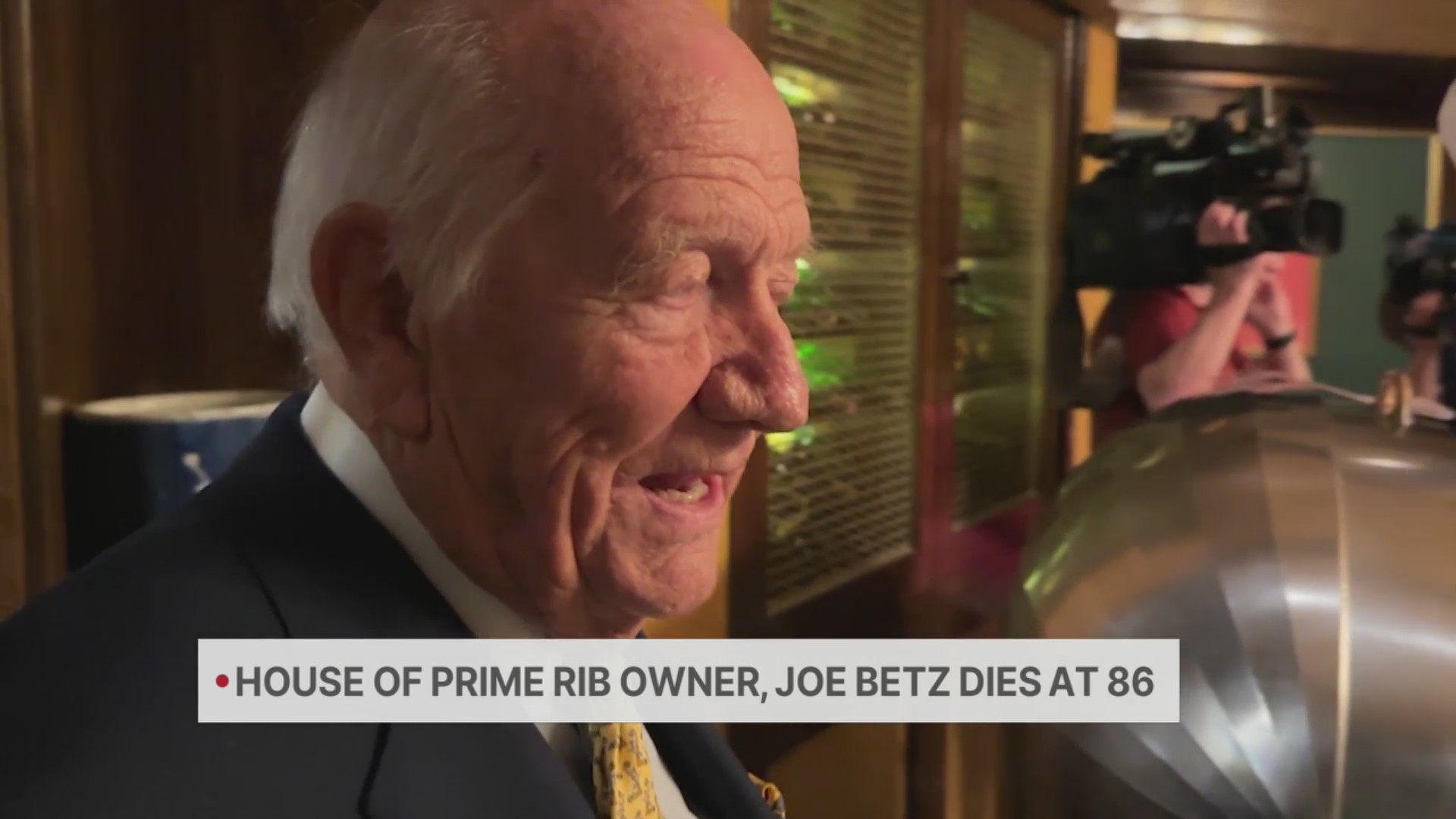 House of Prime Rib owner Joe Betz dies at 86