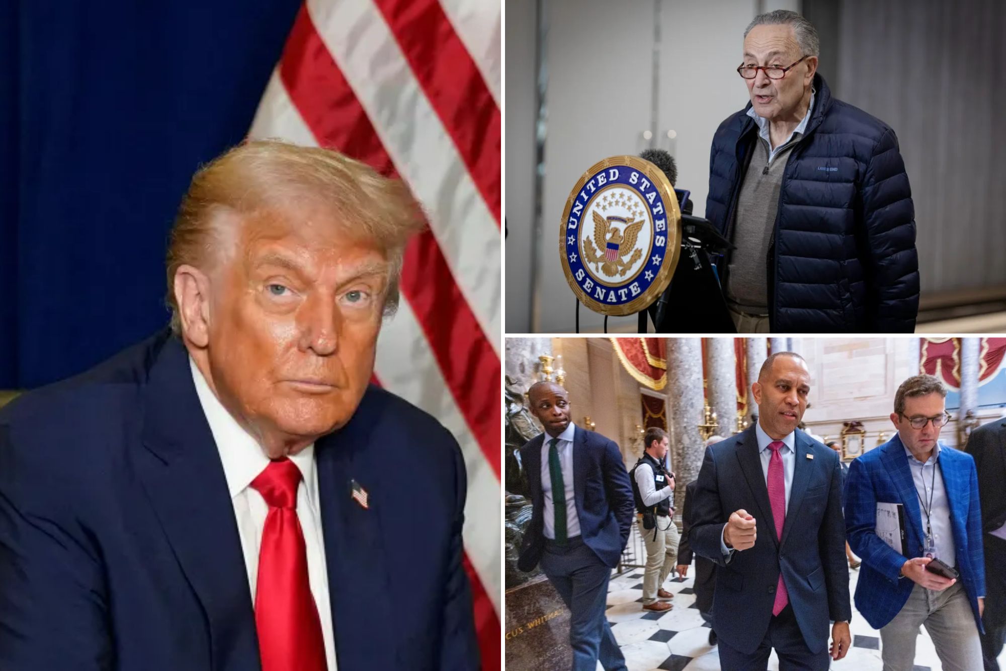 Dem leaders beg Trump for meeting as GOP stands firm in shutdown fight ...
