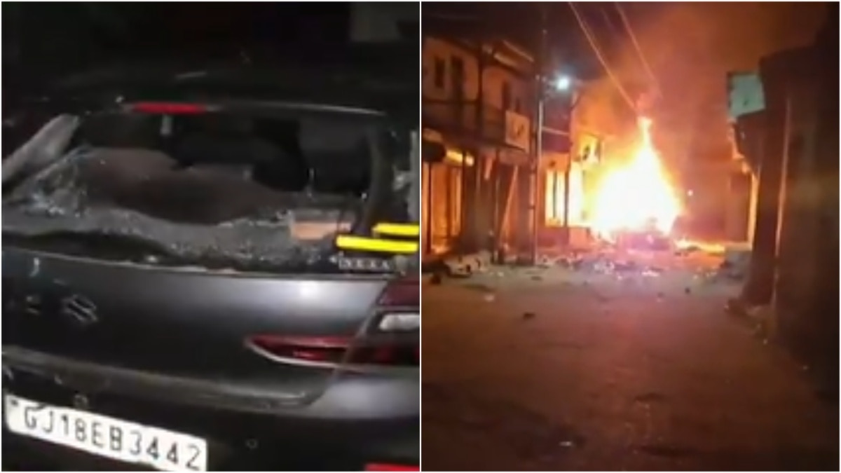 Two Groups Clash Over Social Media Post In Gujarat's Gandhinagar; Cars ...