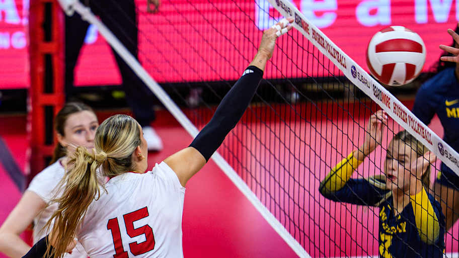 Gallery: Huskers Open Big Ten Play With Sweep Over Michigan