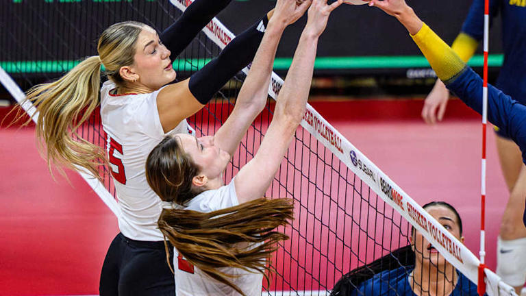 Gallery: Huskers Open Big Ten Play With Sweep Over Michigan