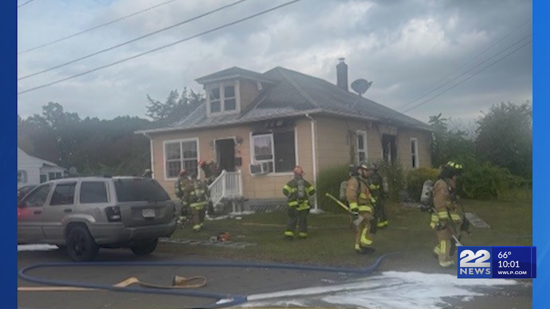 PHOTOS: Electric scooter battery explosion causes fire in Ludlow home