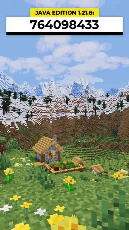 Minecraft Mountain Circle Village Seed – Epic World Generation