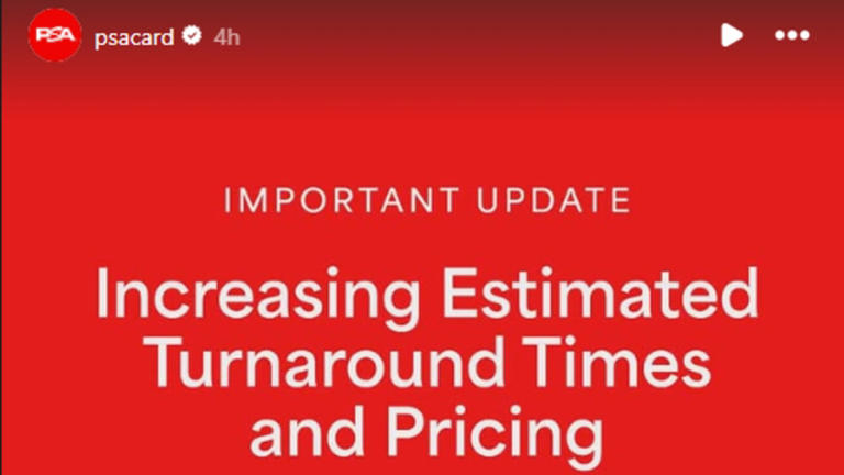 PSA increasing prices, and estimated turnaround times