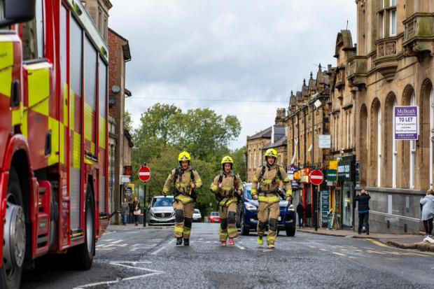 West Yorkshire firefighters take on Morley 10K challenge in full fire gear