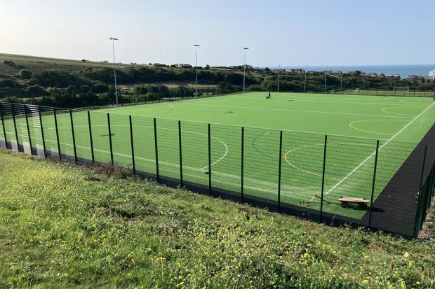 Upgraded pitch unveiled at Brighton leisure centre