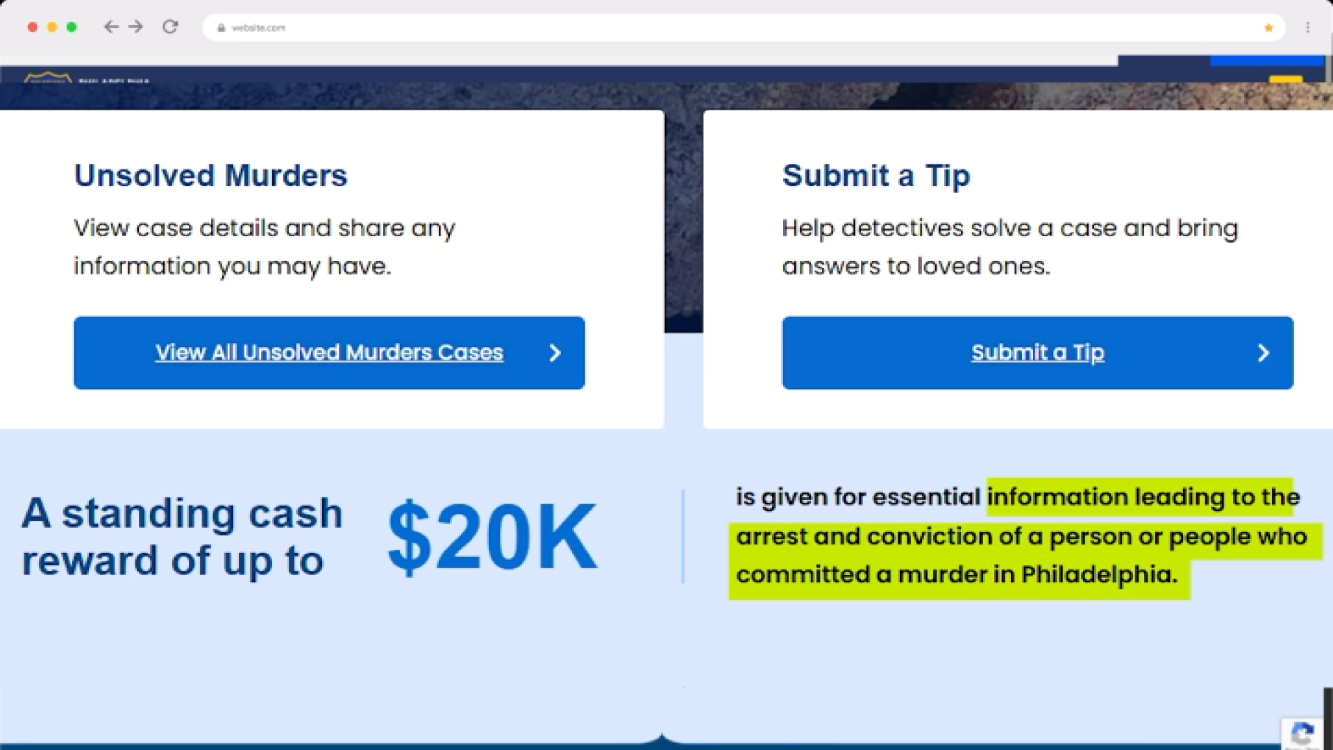 Tipster receives $20,000 Philly crime reward after 2 years of fighting