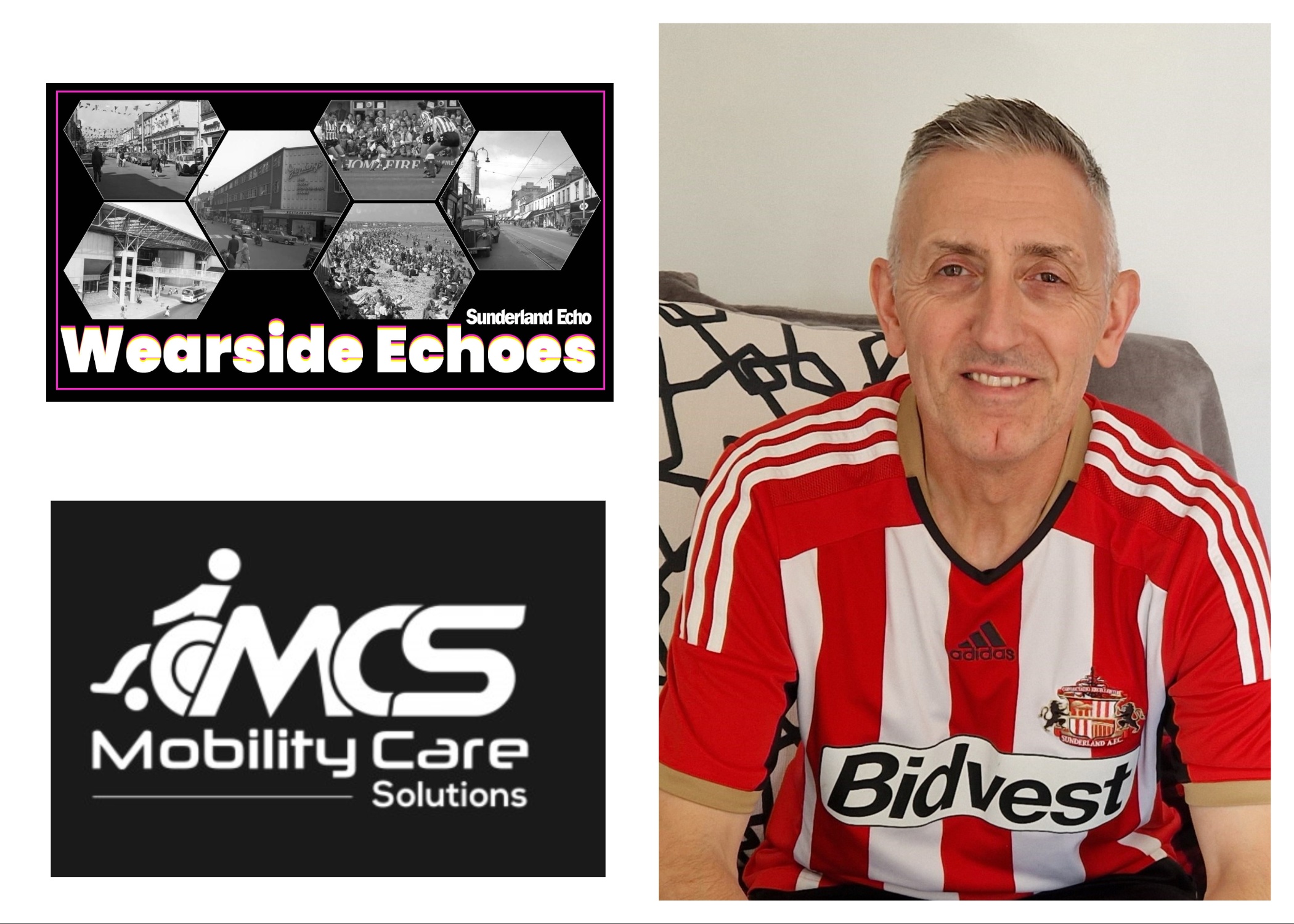 'My first memory is the mass of Sunderland fans in the Roker End ...