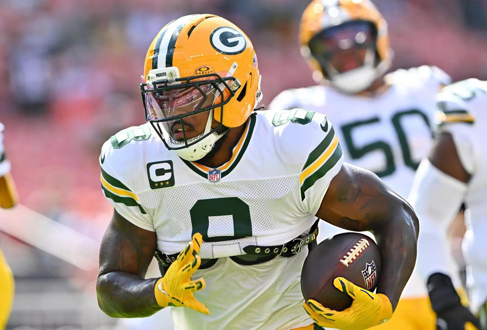 Josh Jacobs injury update: Green Bay Packers running back limited in ...