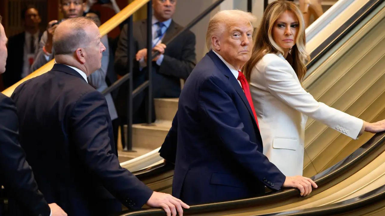 'Amazing that Melania & I didn’t fall': Trump claims 'triple sabotage ...