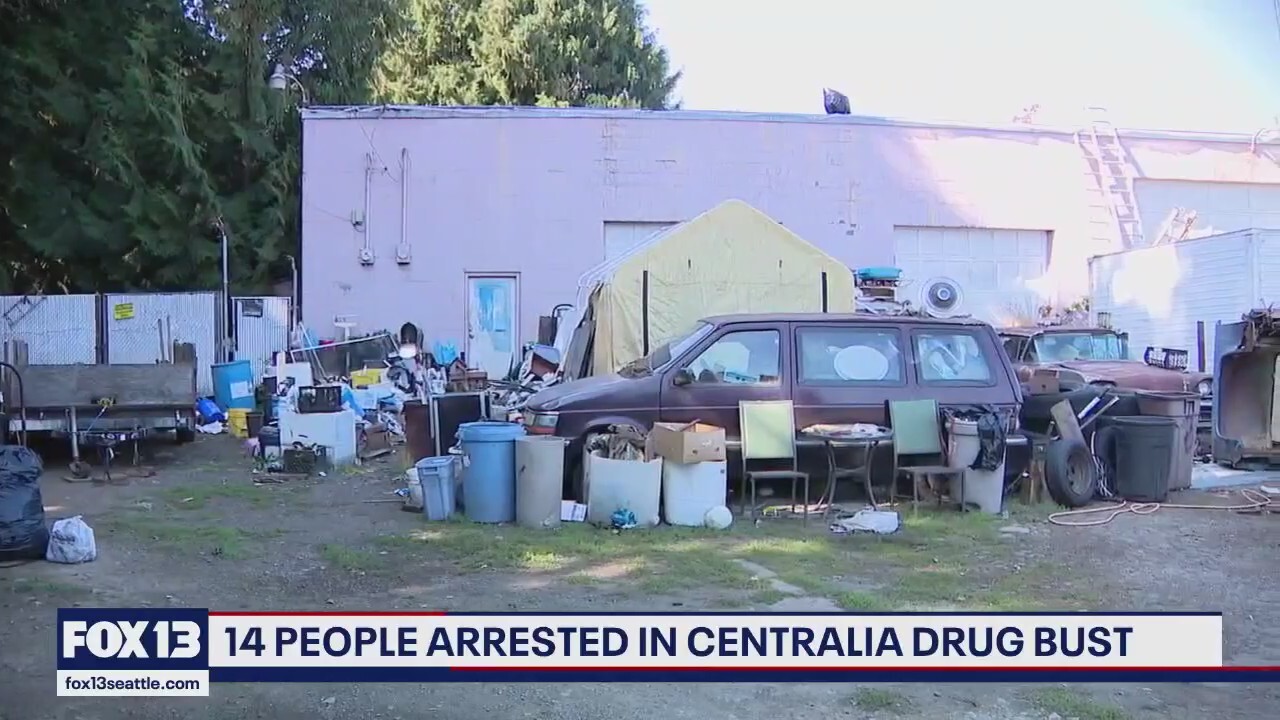 14 people arrested in Centralia ‘circus house’ drug bust