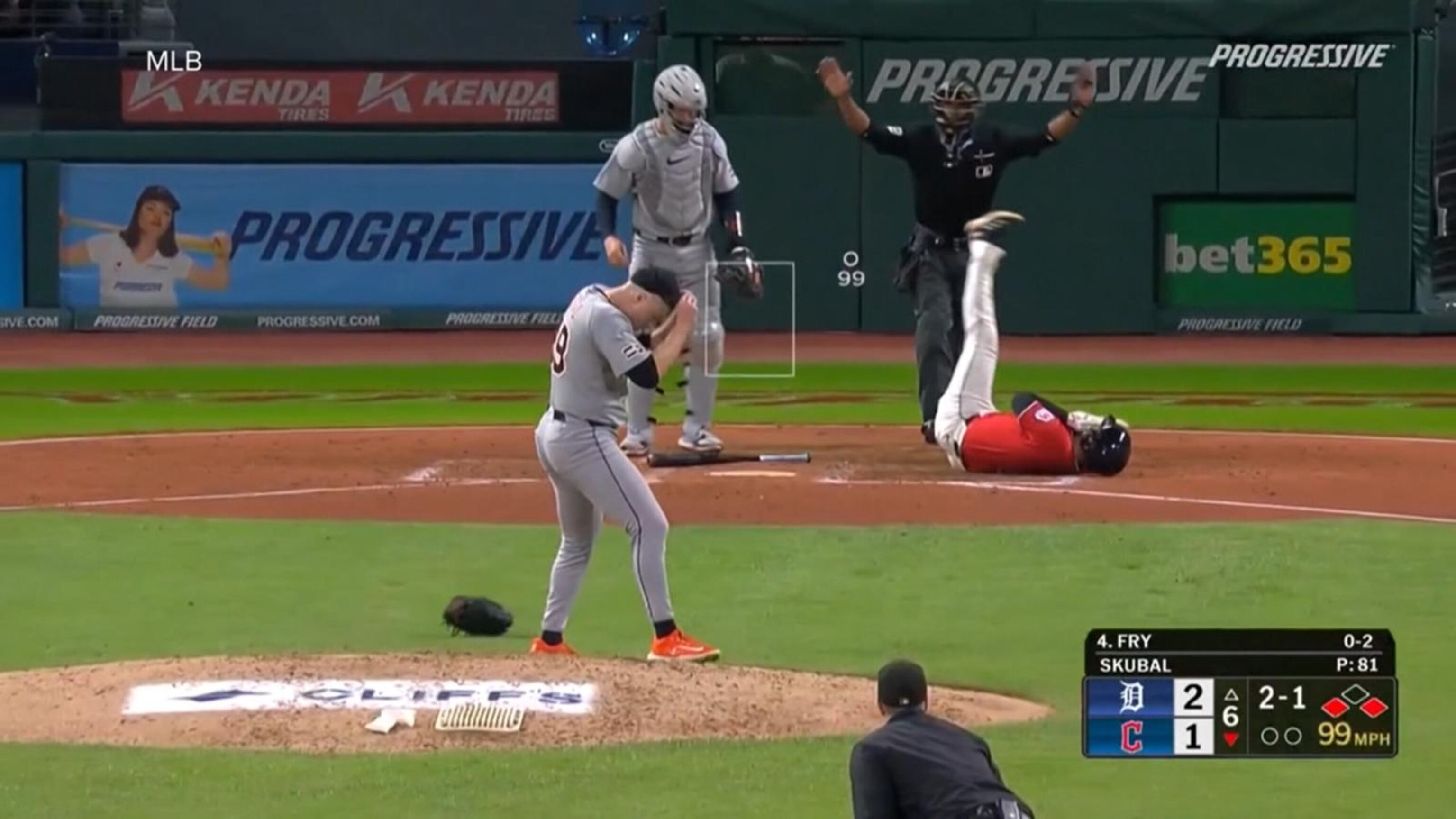 Cleveland Guardians' David Fry recovering after getting hit in face by ...