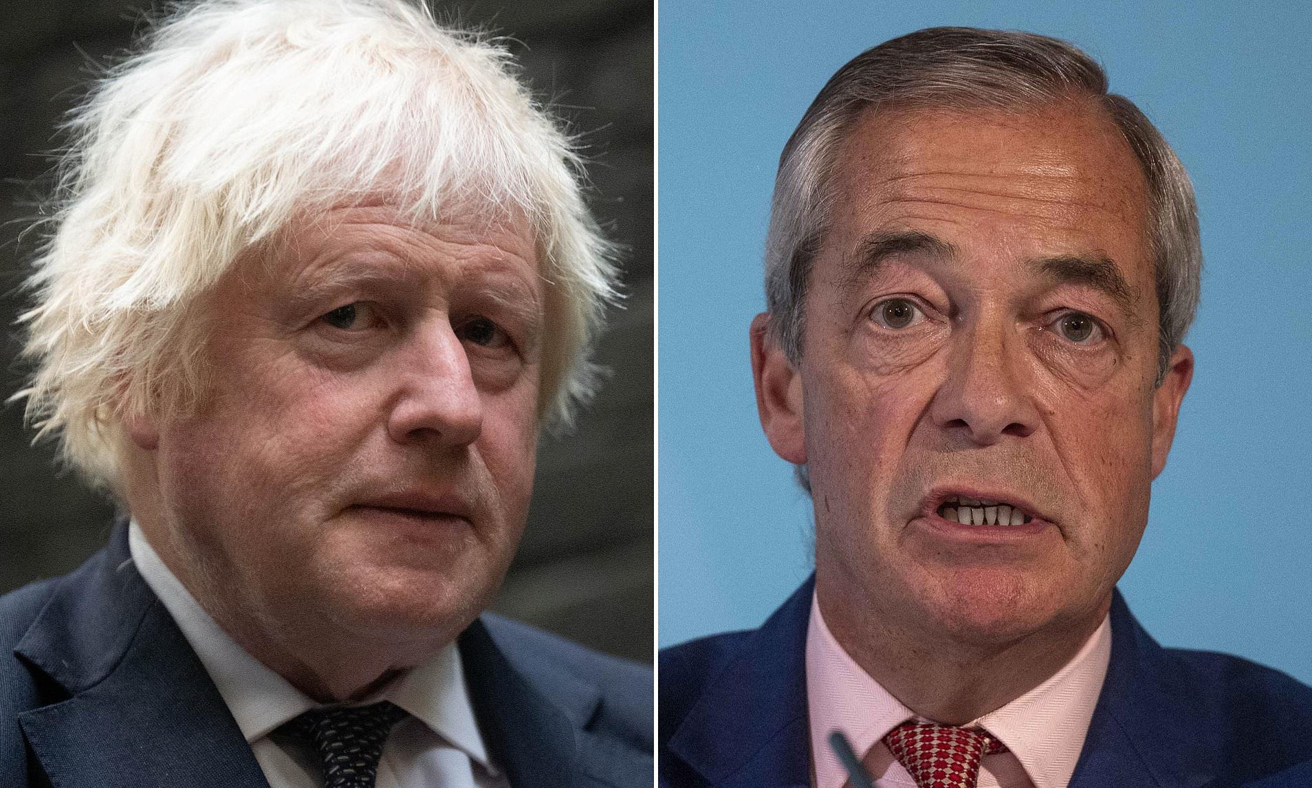 War of words breaks out between Boris and Nigel over Russia, security ...