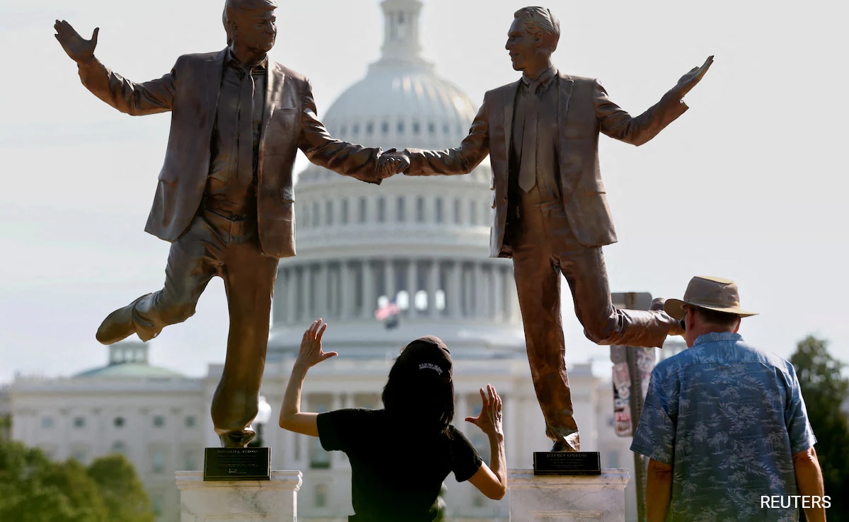 Trump-Epstein "Best Friends Forever" Statue Removed From DC's National Mall