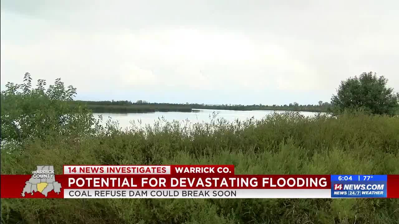 Potential for devastating flooding in Warrick County from dam break ...