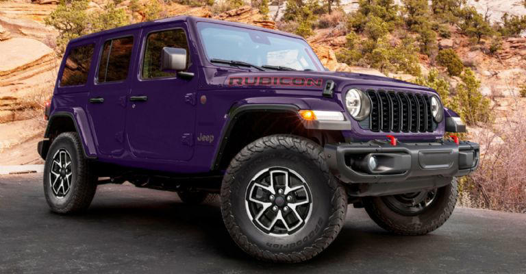 Jeep regresa el color morado al Wrangler y dice no al JT (Gladiator) 4XE