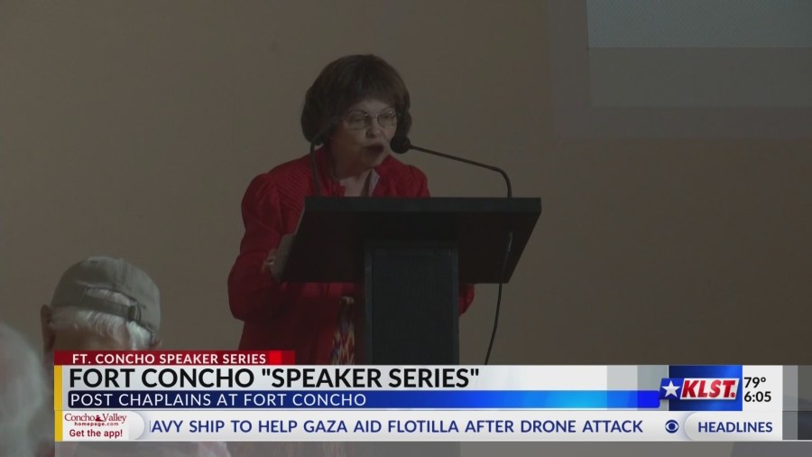 Historian talks about the Post Chaplains at Fort Concho