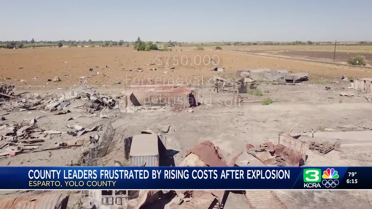 Yolo County faces rising costs after Esparto fireworks explosion